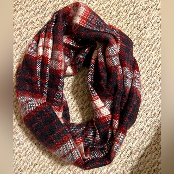 LOFT | Accessories | Nwot Loft Heavy Weight Plaid Infinity Scarf | Poshmark